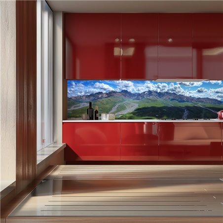 Glas Küchenrückwand 6 mm ESG Motive KRWM-0405